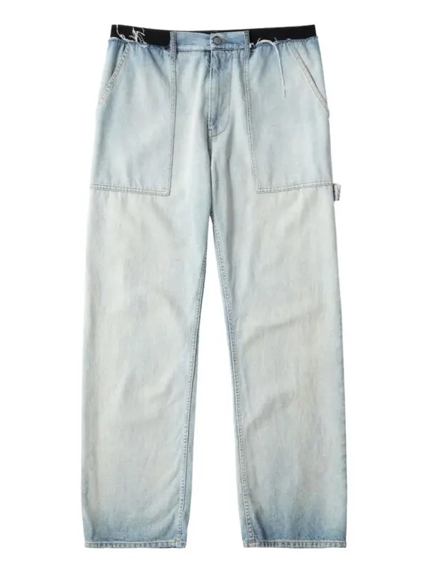 MAISON MARGIELA Numeric Signature Wide Jeans - No