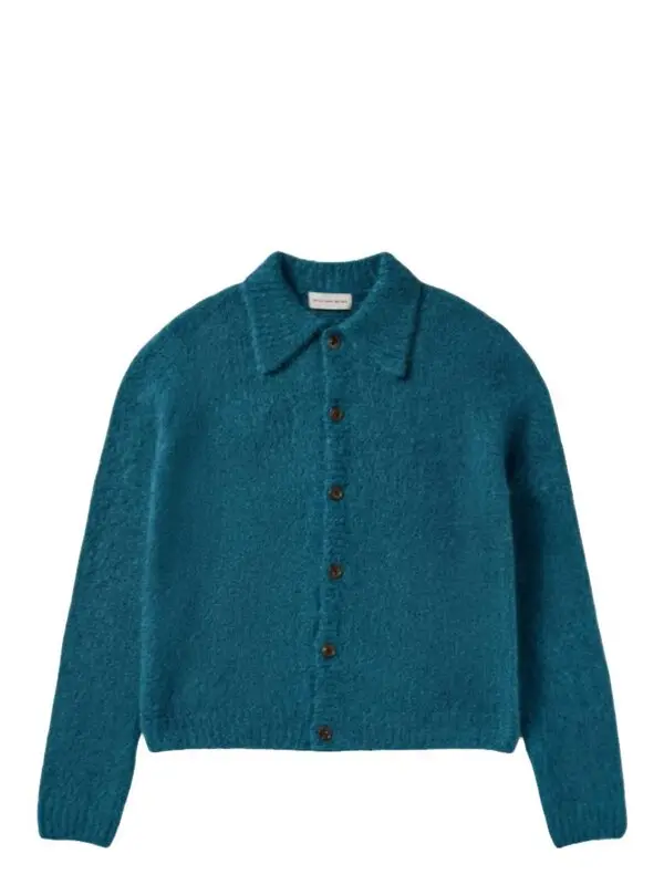 Dries Van Noten Long-sleeve Collared Cardigan - No