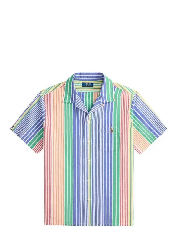 Polo Ralph Lauren Andy Camp Striped Pocket Shirt - Multicolour