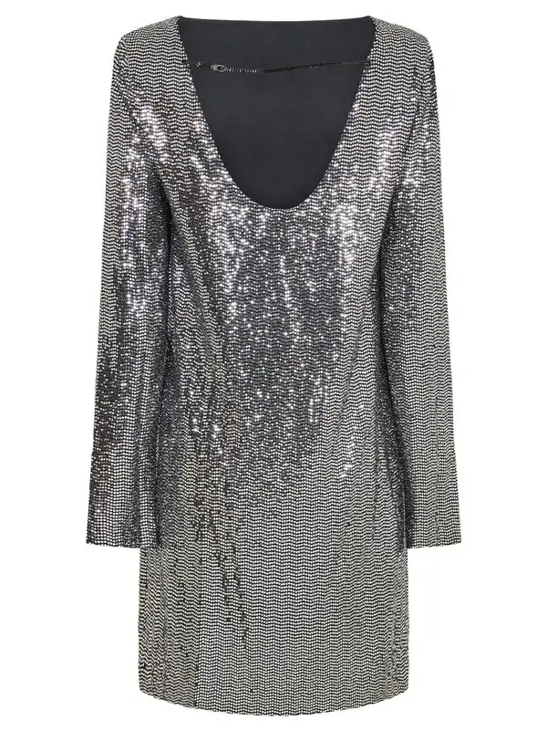 Gucci Sequined Longsleeve Mini Dress - No