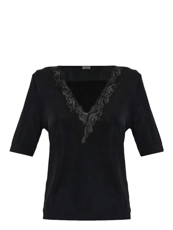 Balmain Lace Top - Black