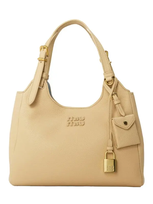Miu Miu Minimalist Handbag - Nude