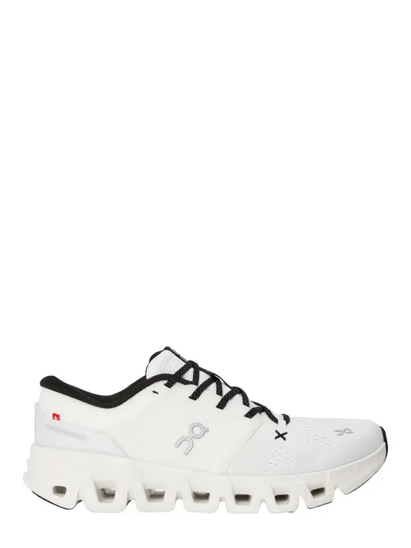 On Whiteblack Mesh Running Shoes - No