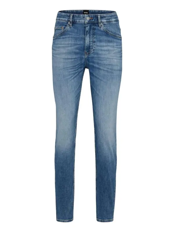Hugo Boss Washed Slim Jeans - Blue