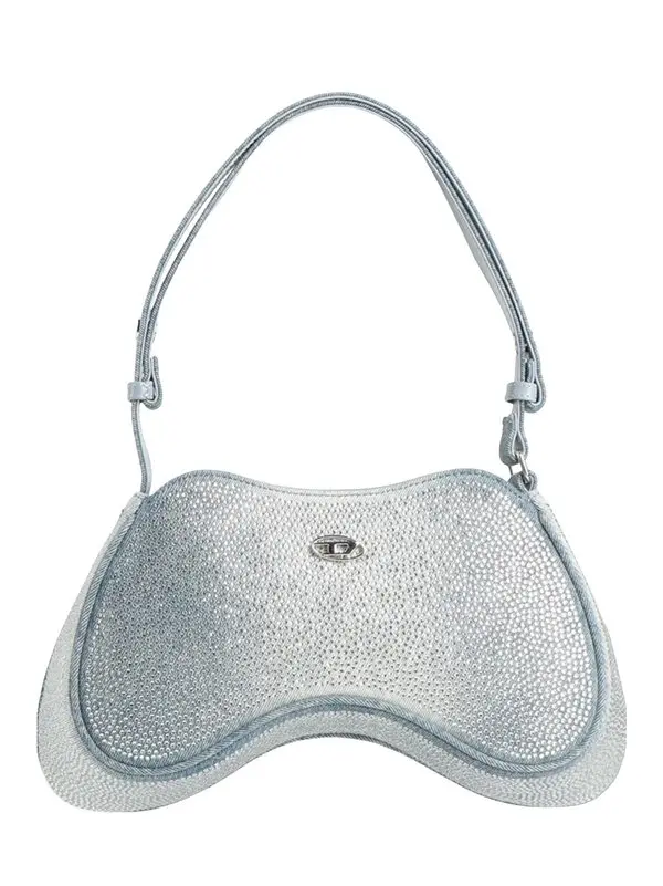DIESEL® Medium-sized Denim Shoulder Bag - Blue