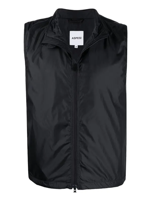 Aspesi Sleeveless Vest - Black