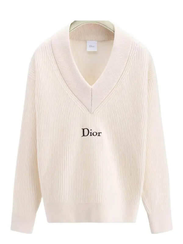 Dior Oversized Sweater - White