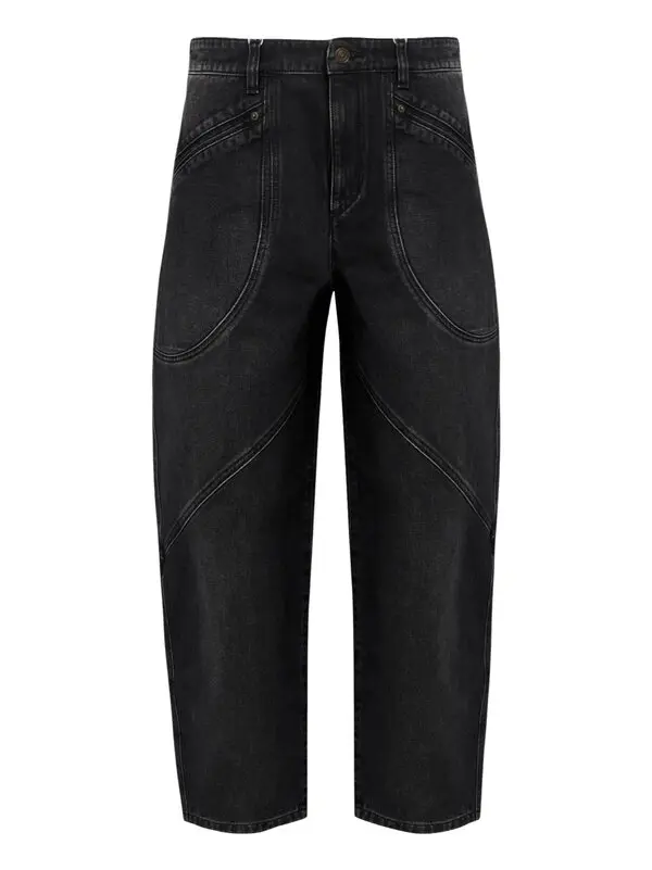 Isabel Marant Étoile Simple And Slim-fit Jeans - Black