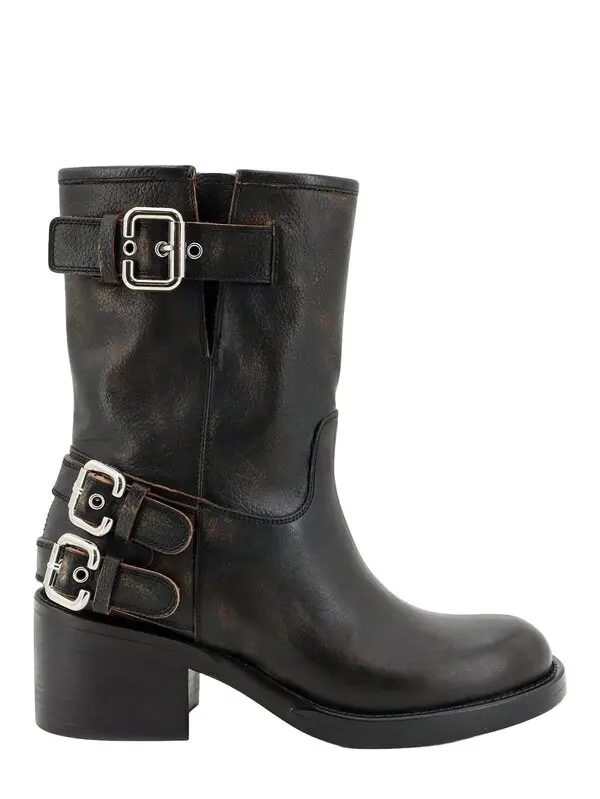 Chloé Dakota Calfskin Boots - Black