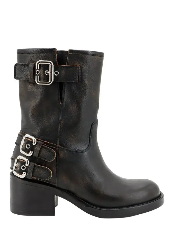 Chloé Dakota Calfskin Boots - Black