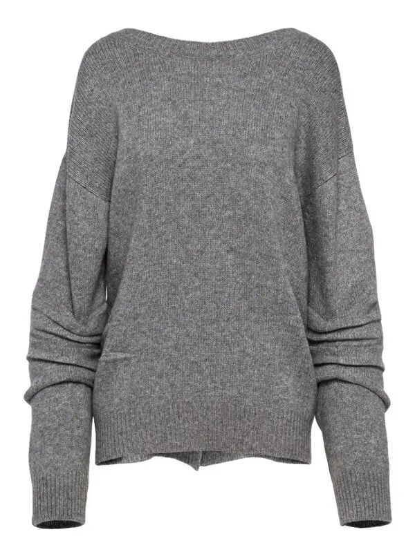 Prada Wool And Cashmere Sweater - Slate Grey