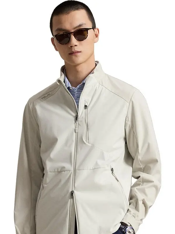 Ralph Lauren Packable Color-blocked Jacket - Stone Pebble Multi