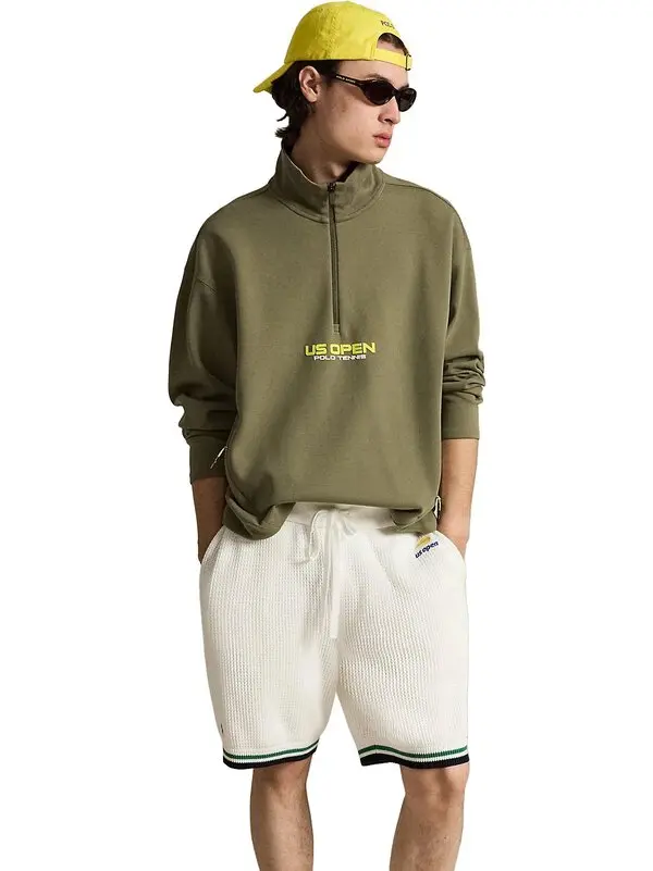 Ralph Lauren Us Open 7.5-inch Textured Short - Ceramic White Multi