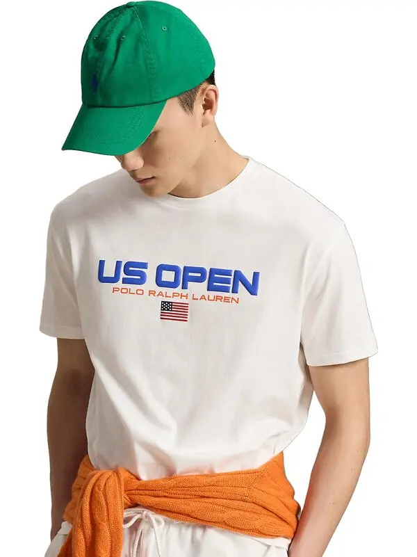 Ralph Lauren Us Open Classic Fit Graphic T-shirt - White