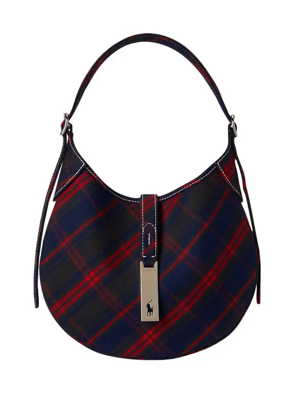 Ralph Lauren Polo Id Plaid Twill Small Shoulder Bag - Multi Plaid