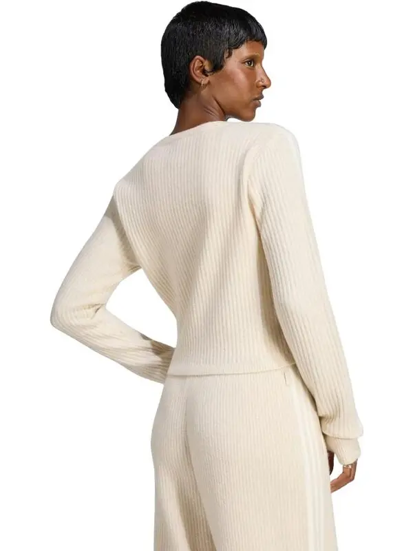 Adidas Originals Jennie Knitted Wrap Around Cardigan - Bliss