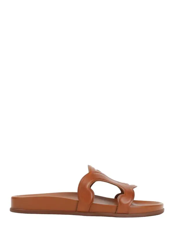 Celine Triomphe Slide - Brown
