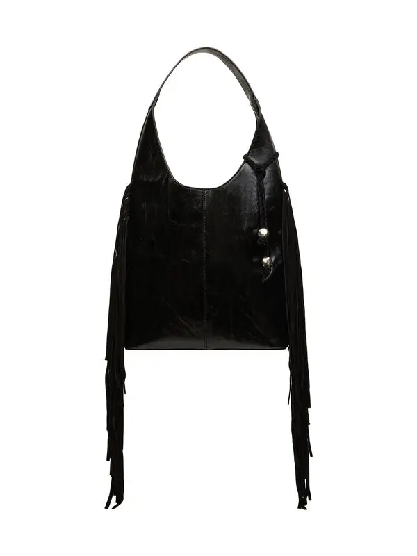Steve Madden Autumn Fringe Bag - Black
