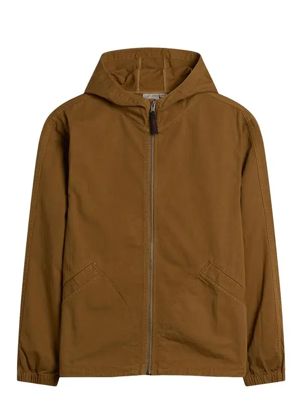 Gramicci Herringbone Hooded Jacket - Umber
