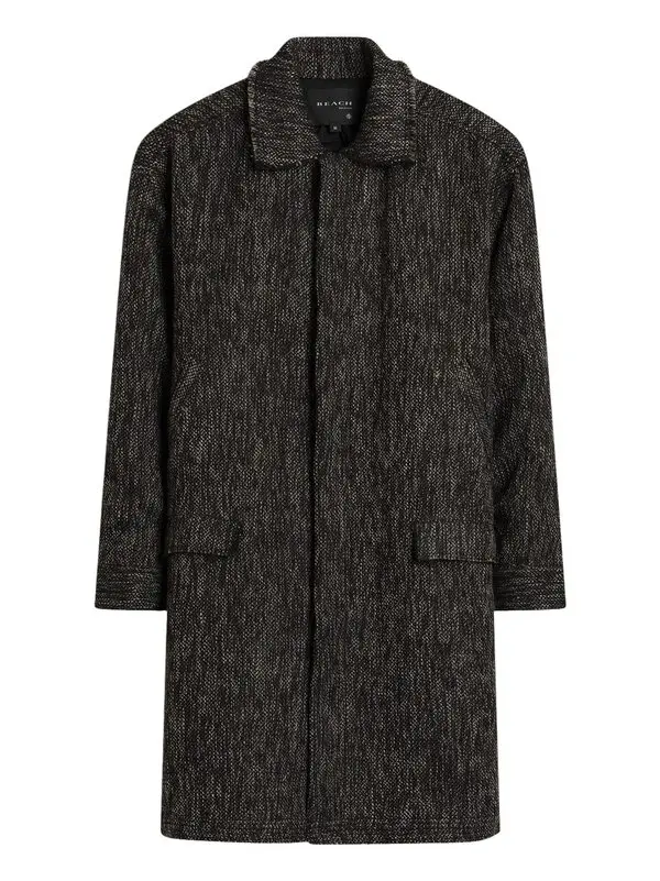 BEACH BRAINS City Trench Coat - Fossil
