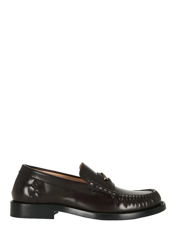 Bottega Veneta Leather Loafer - Ristretto