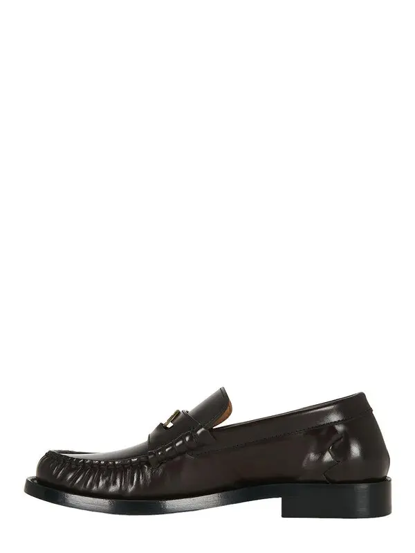 Bottega Veneta Leather Loafer - Ristretto