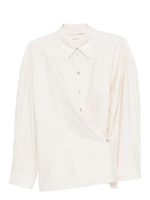 LEMAIRE Cotton And Silk Shirt - Multicolor
