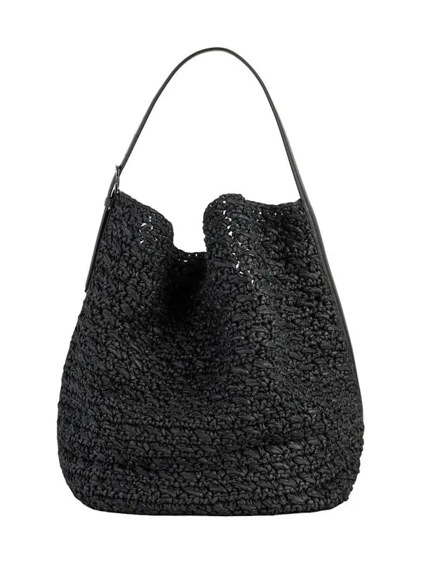TOTEME Rafia Belted Tote Bag - Multicolor