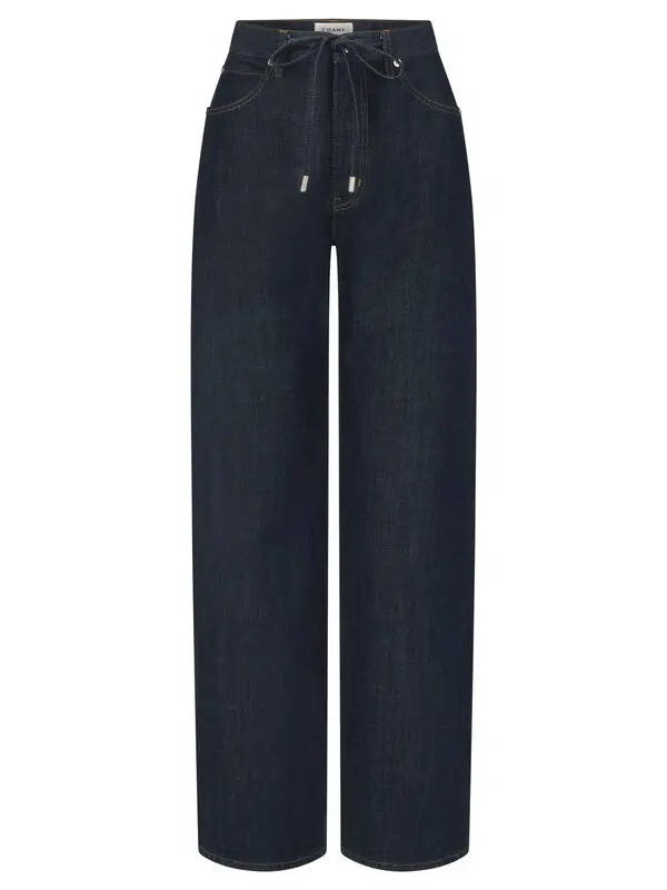 FRAME The Off Duty Drawstring Bow - Rinse