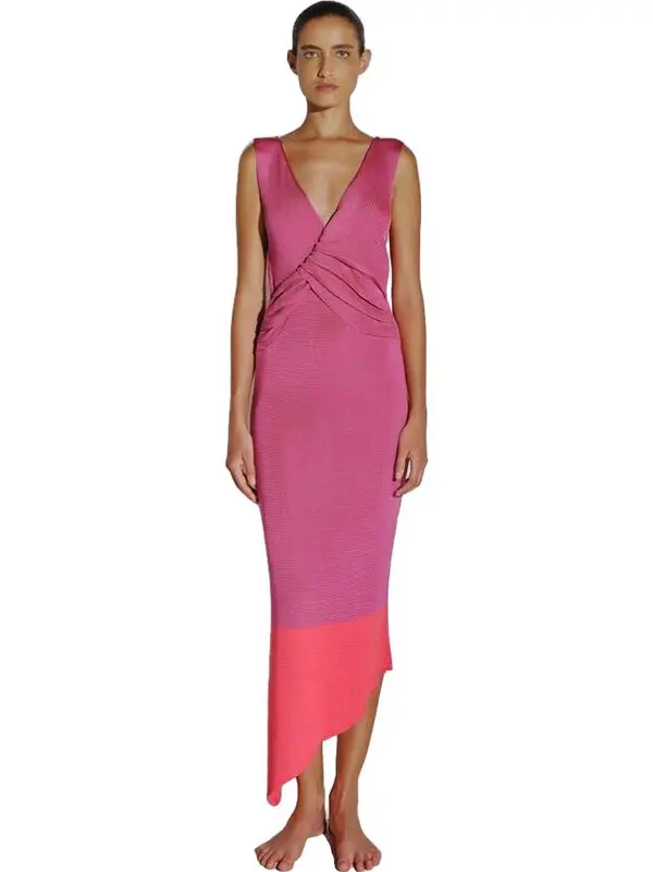 BAOBAB Shira Midi Dress - Frambuesa