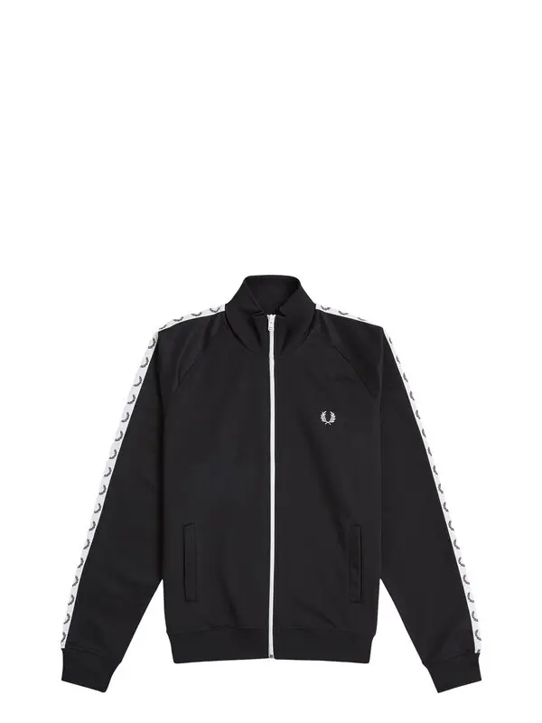 Fred Perry Felpa Tracksuit Con Logo E Zip - Black