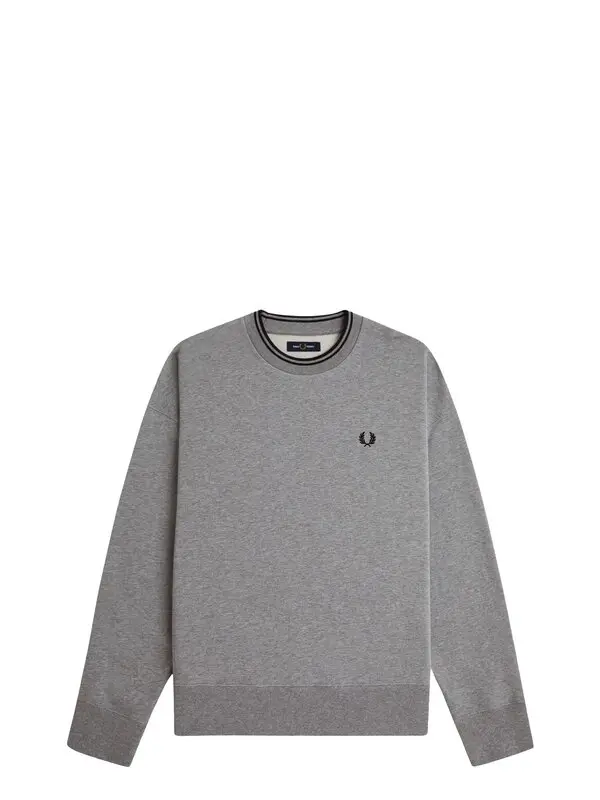 Fred Perry Felpa Con Logo - Grey