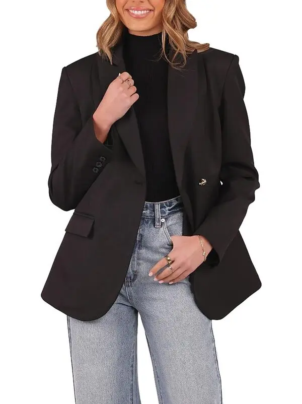 PETAL AND PUP Danity Blazer - Black
