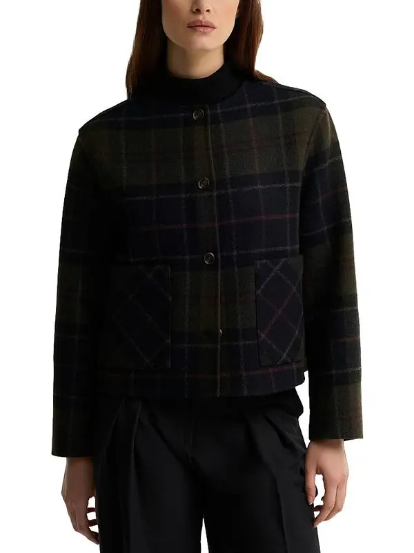 Barbour Marlow Tartan Overshirt - Shadow Classic