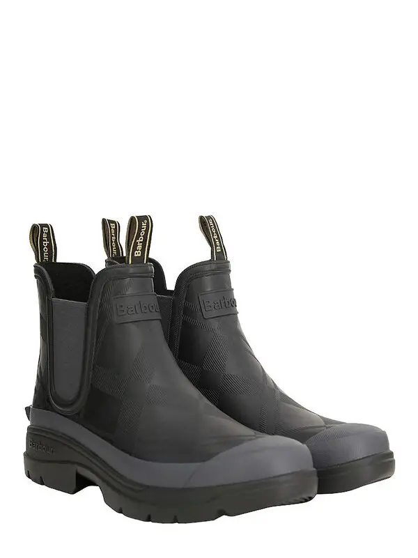 Barbour Breacon Chelsea Welly Boots - Black/dark