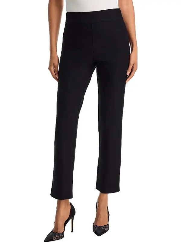 Aqua Ponte Slim Stretch Pants Exclusive - Black