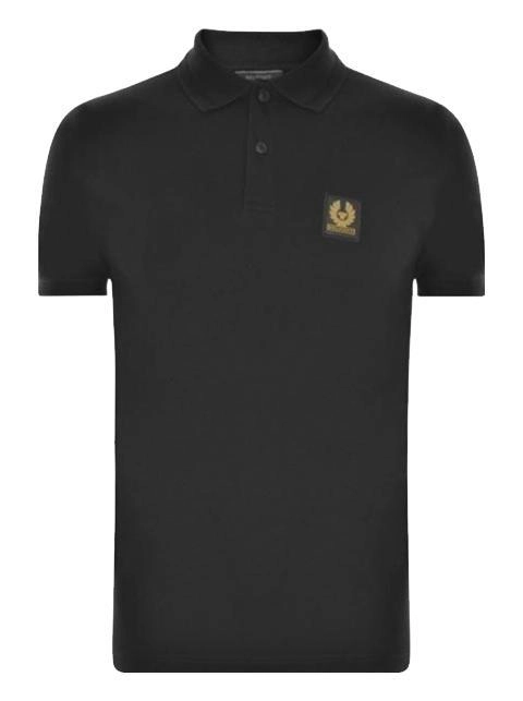 Belstaff Cotton Pique Polo - Black