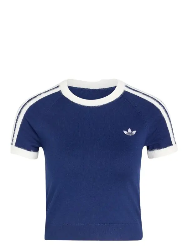 Adidas Originals Cropped Logo T-shirt - Blue