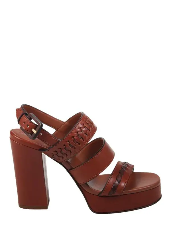 Zimmermann Alchemy Platform Heeled Sandals - Brown