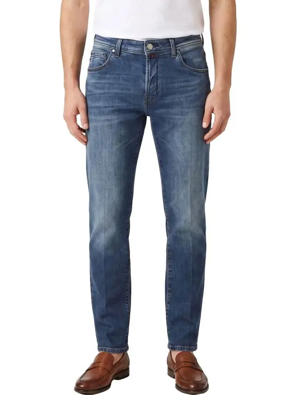 Jacob Cohen Mid-rise Skinny Fit Stretch Cotton Denim Jeans - Blue