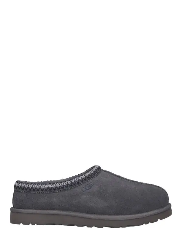 UGG Leather And Textile Flat Shoe - Grey