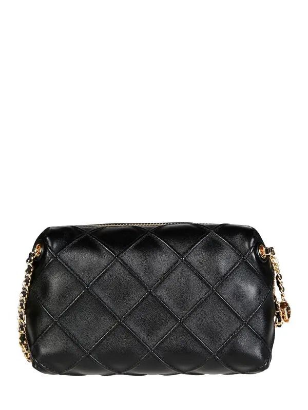 Tory Burch Fleming Soft Leather Crossbody Handbag - Nero