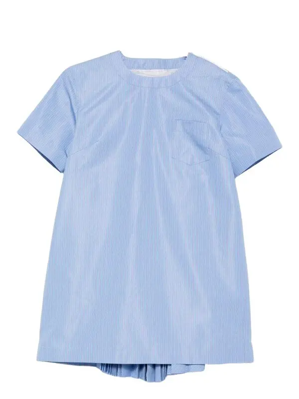 Sacai Cotton Mini Dress - Multicolor