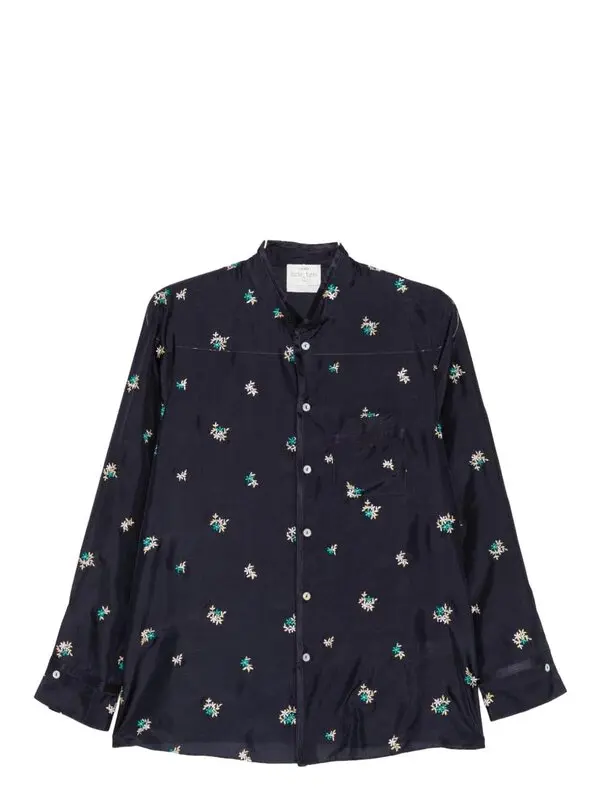 FORTE_FORTE Embroidered Silk Shirt - Multicolor