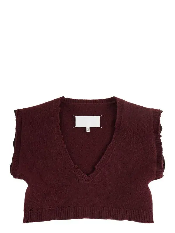 MAISON MARGIELA Cotton Cropped Top - Multicolor