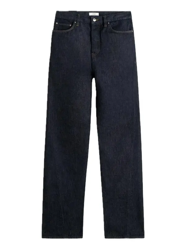 TOTEME Twisted Seam Jean - Rinsed Blue
