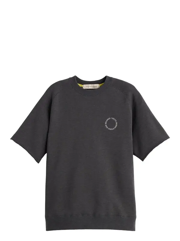 NEW BALANCE Tokyo Design Studio Cotton Cordura French Terry Short Sleeve Crew T-shirt Asia Sizing - Magnet