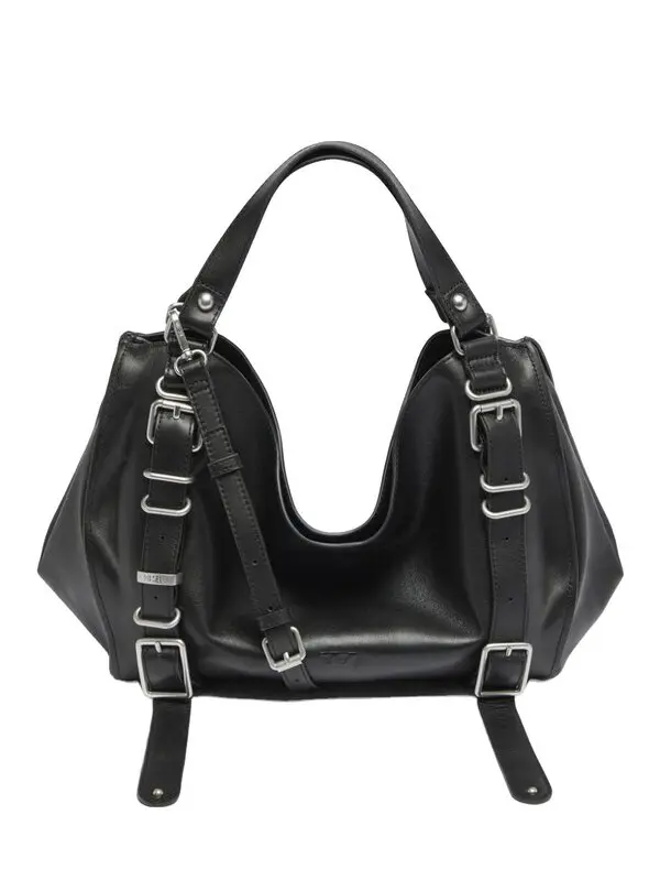 DIESEL® D-one Medium Leather Handbag - Multicolor