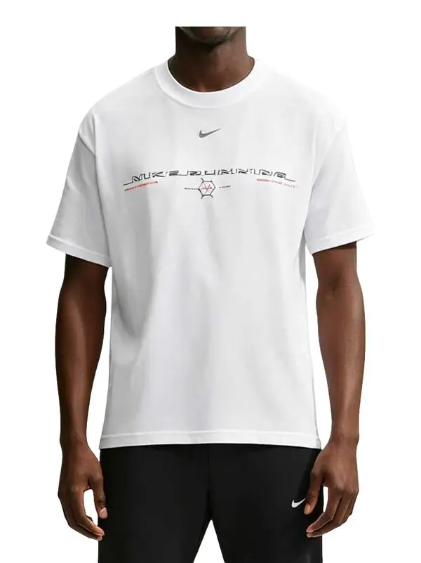 Nike T-shirt 'white Reflective Silver - White/reflective Silver