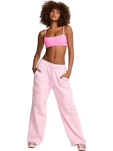 Pink Campus Fleece™ Cargo Sweatpants - Pink